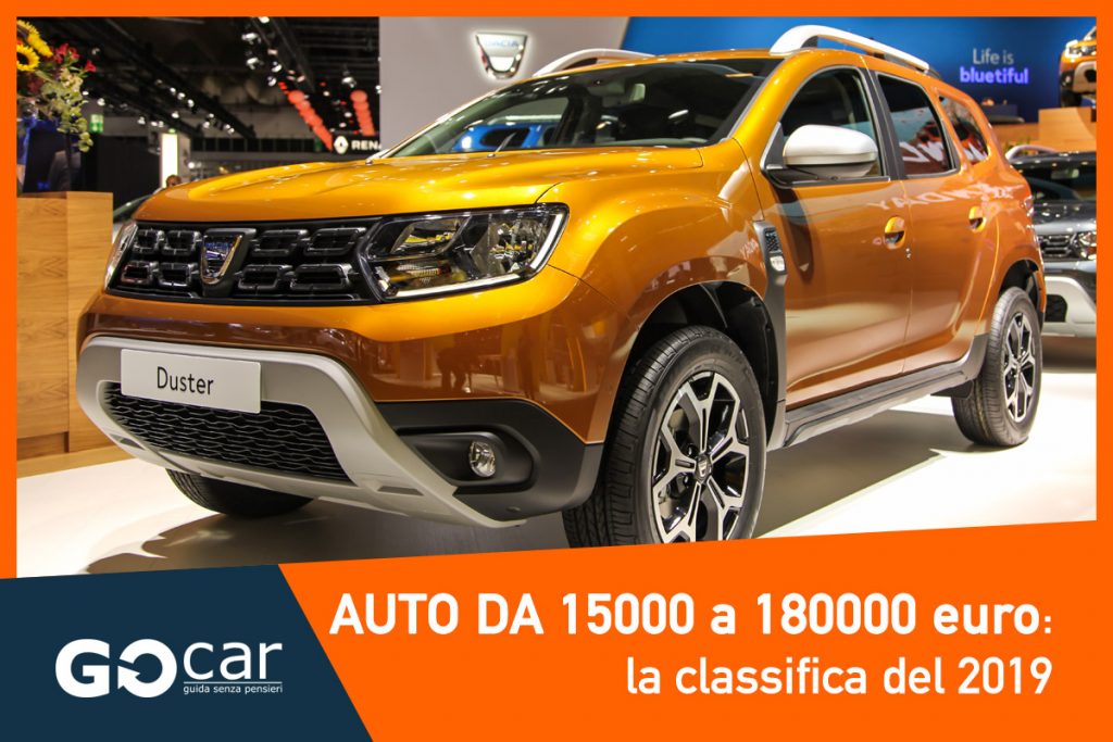 Auto da 15000 a 18000 euro: la classifica del 2019 | GOcar