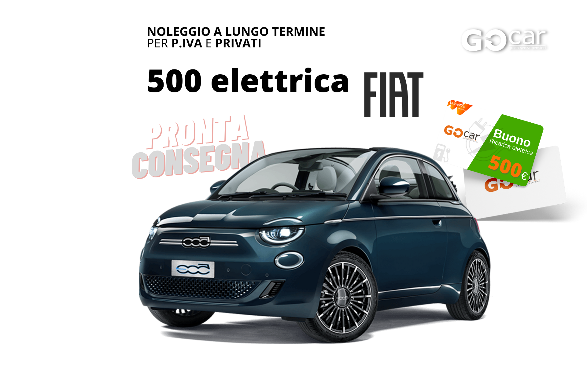 500 elettrica pronta consegna | GOcar